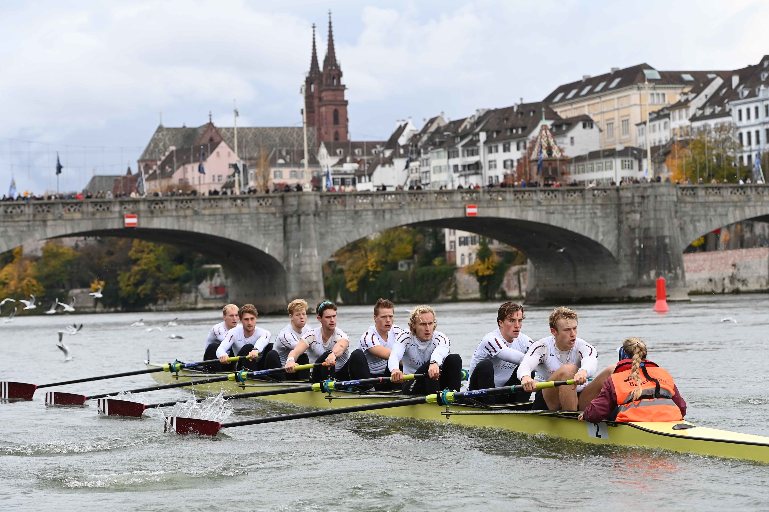 Nereus met 8 boten naar de Baselhead - Nereus